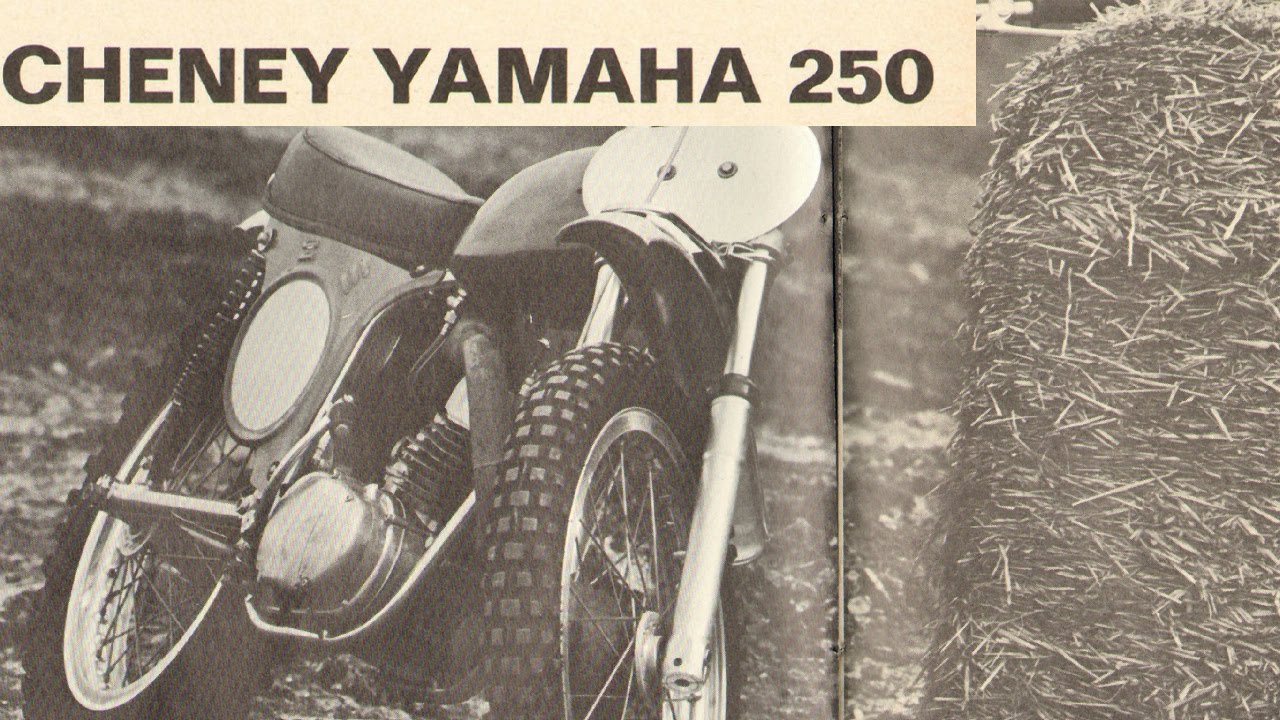 1971 Cheney Yamaha 250 - chassis conversion for the DT1 - YouTube