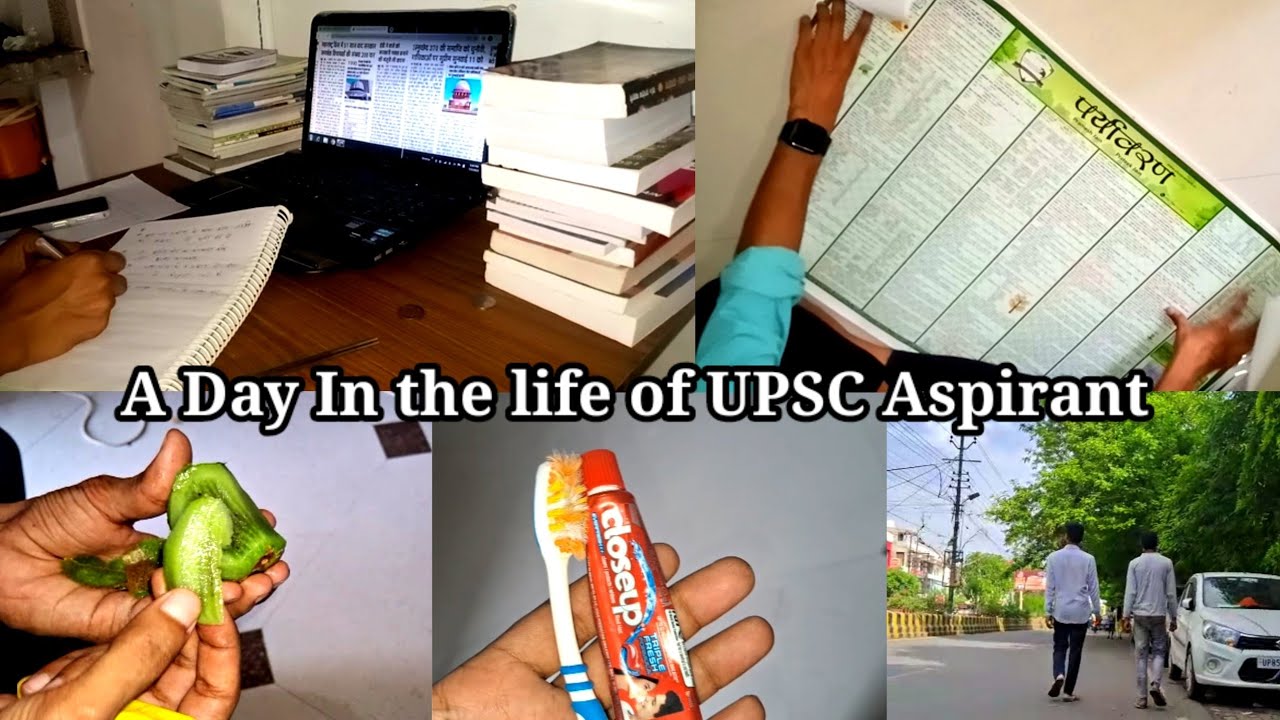 A Day In the life of UPSC Aspirant 😇 ️📚 || Hard Study Routine || - YouTube