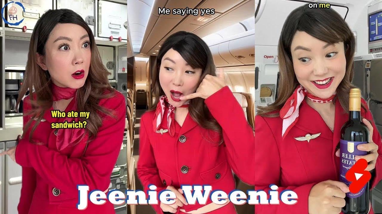 Jeenie Weenie Shorts 2024 Funny Sandra Jeenie Kwon Cabin Crew 2024 part ...