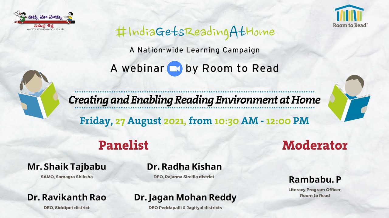 Home as a learning space “Creating & Enabling Reading Environment at ...