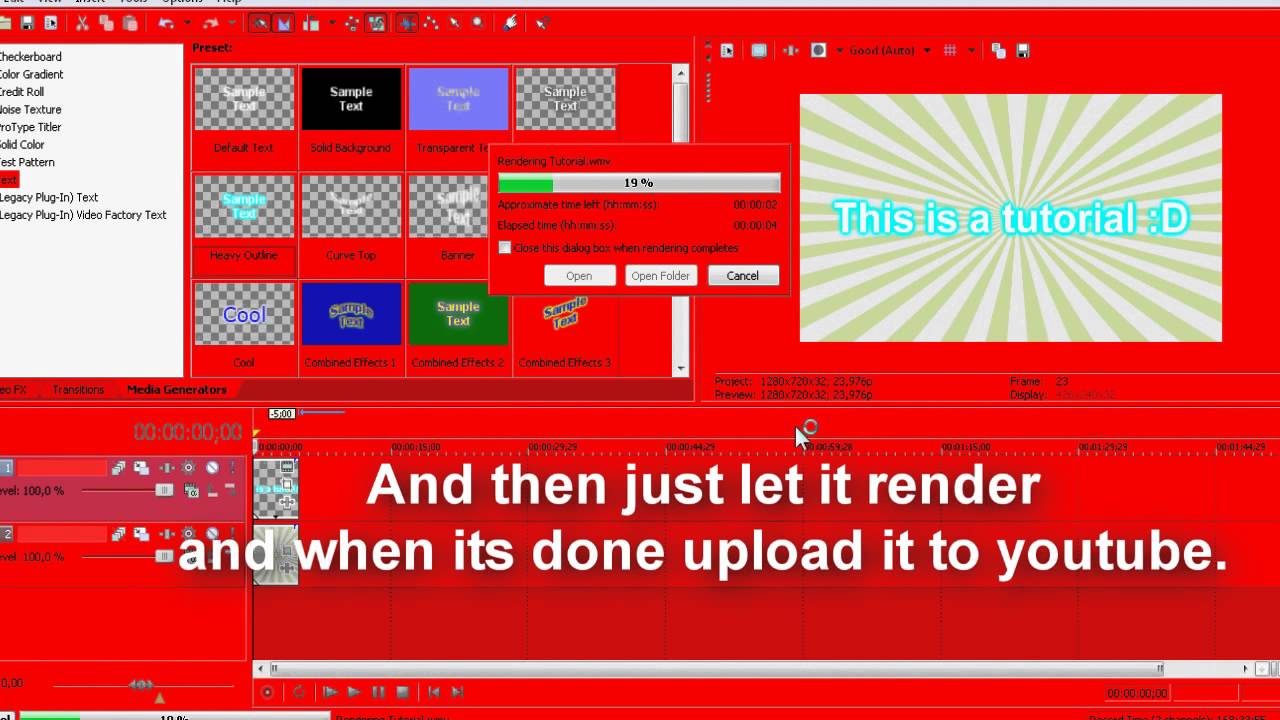 How to make a youtube video widescreen with sony vegas, The fast and ...