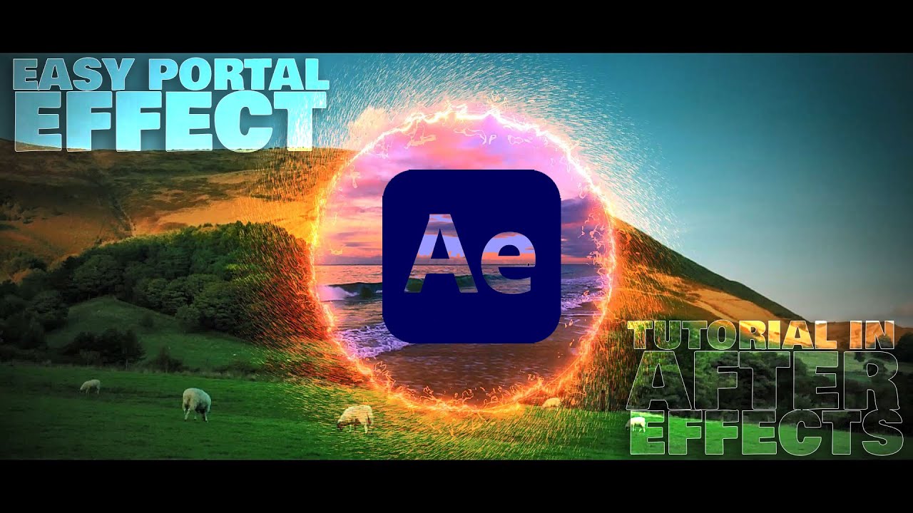 How to a create portal effect in after effects - YouTube