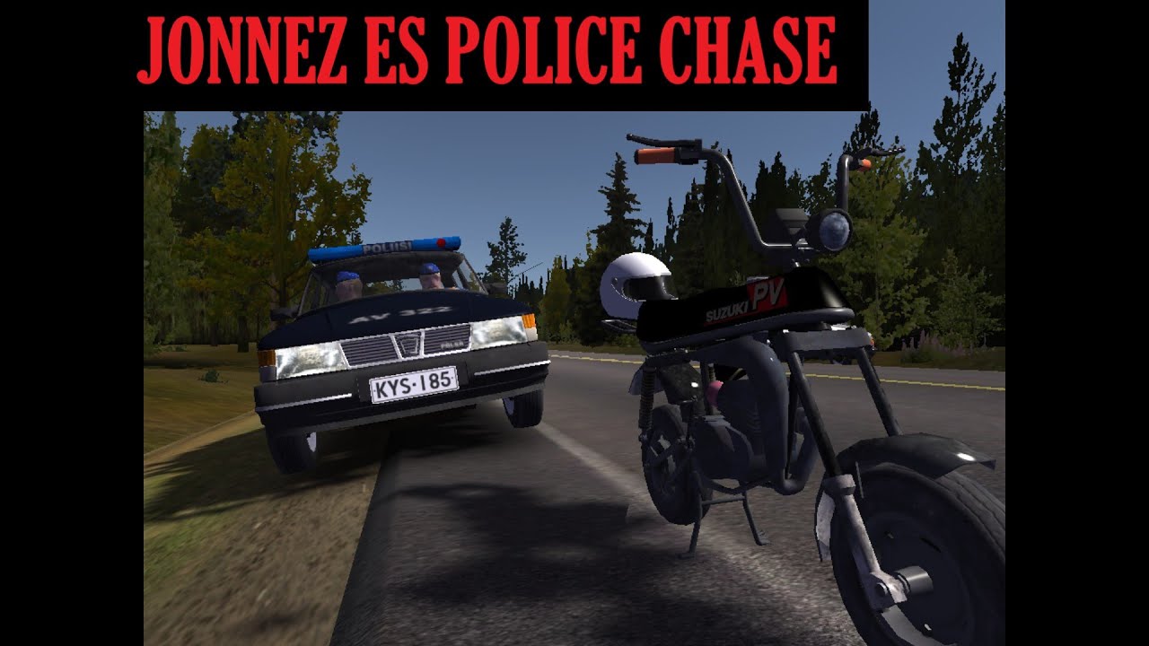 JONNEZ ES POLICE CHASE - My Summer Car - YouTube