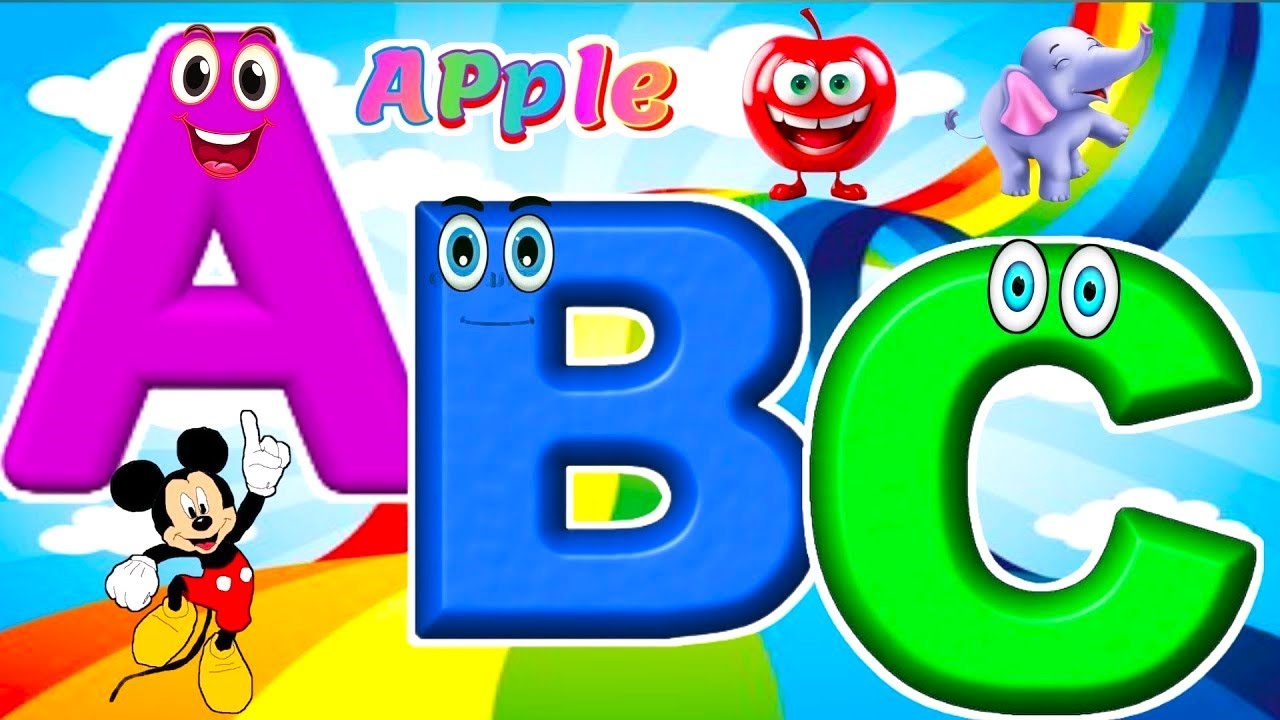 ABC Song / Phonics Song / ABC lyrics song /Tiny Tots /Shapes, Colour ...