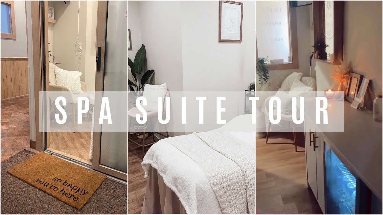 SPA SUITE TOUR | Updated Renovations | Licensed Esthetician - YouTube