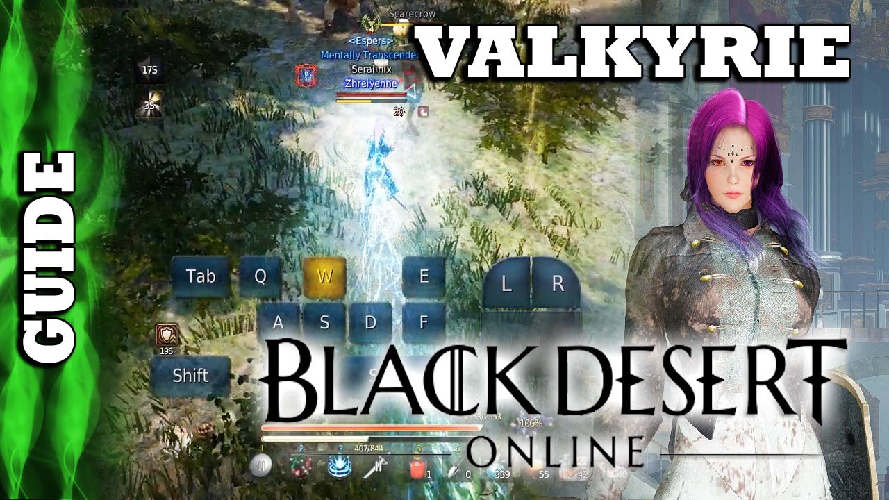 Black Desert Online - Guide - Valkyrie; Sword & Shield - Adv. Tactics ...