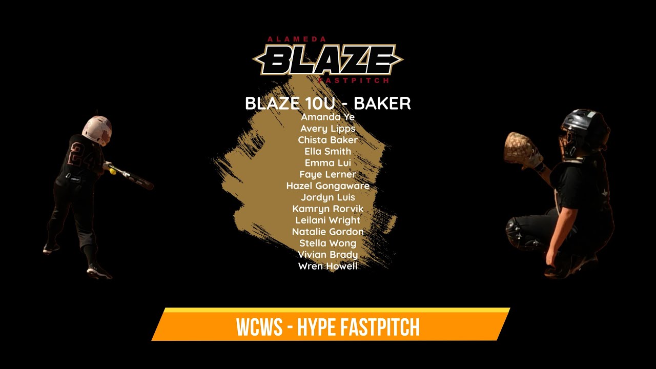 Blaze 10U Gold: West Coast World Series - Hype Fastpitch - YouTube