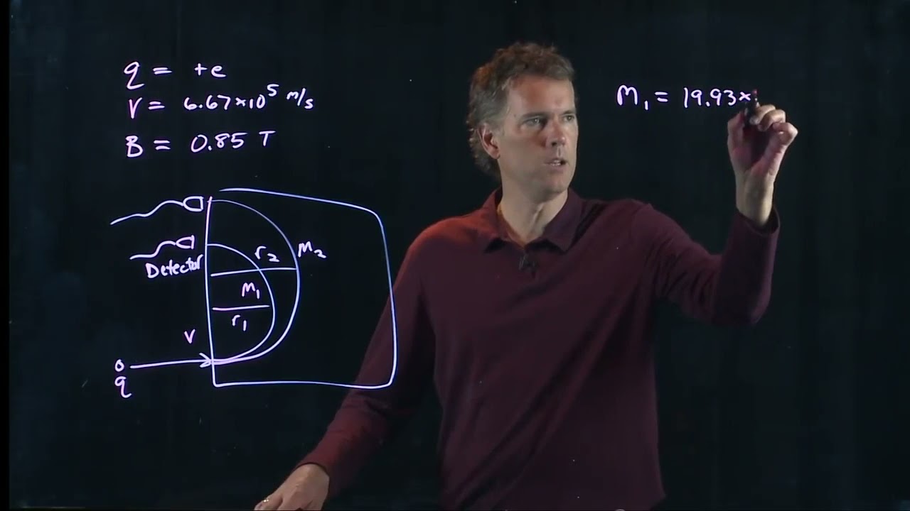 The Mass Spectrometer | Physics with Professor Matt Anderson | M23-19 ...
