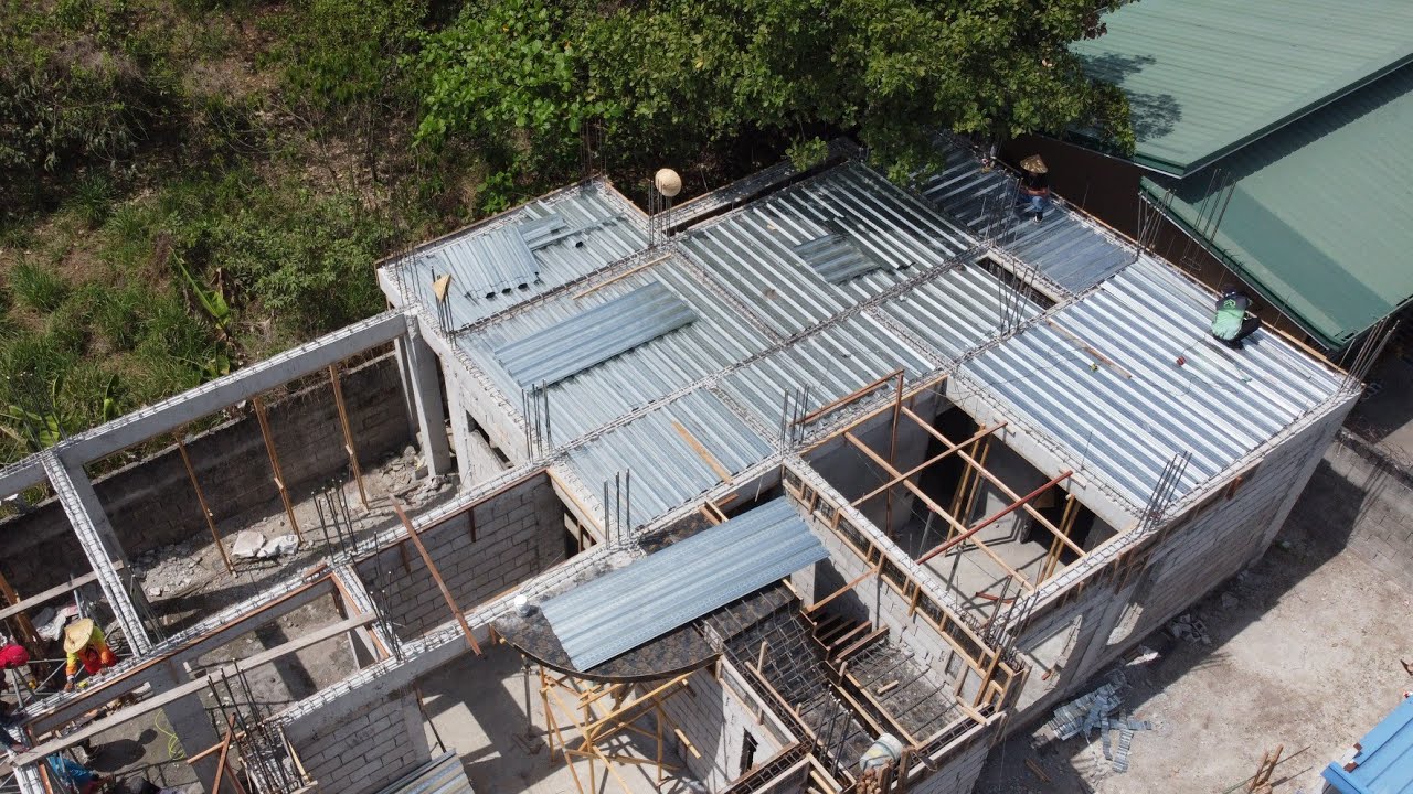 Steeldecking presyo per linear meter at ribtype na yero - YouTube