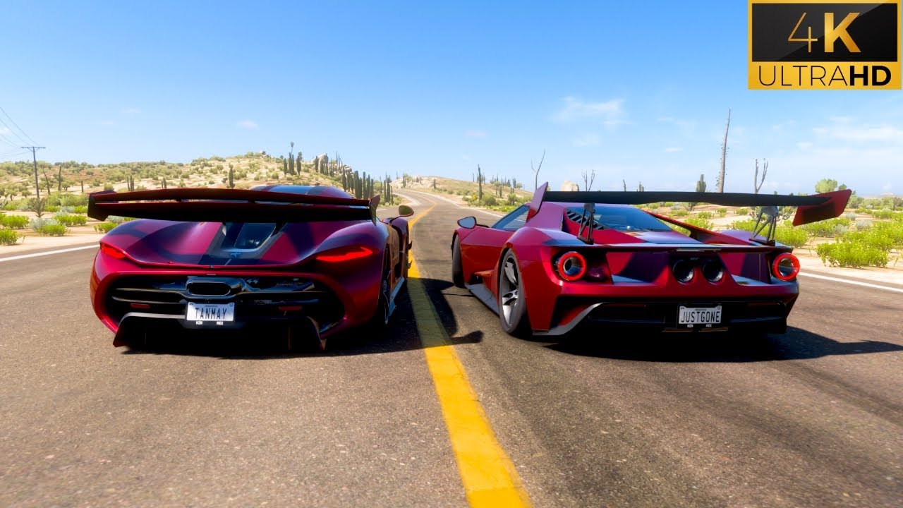 FORD GT vs. KOENIGSEGG JESKO - YouTube