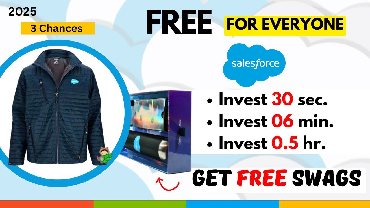 Free Salesforce Hoodie and Prize Boxes || Free Salesforce Swags in 2025 ...