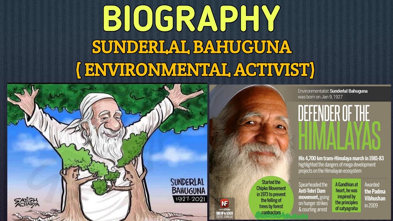 Sunderlal Bahuguna !! Biography!! Founder of Chipko Movement ...