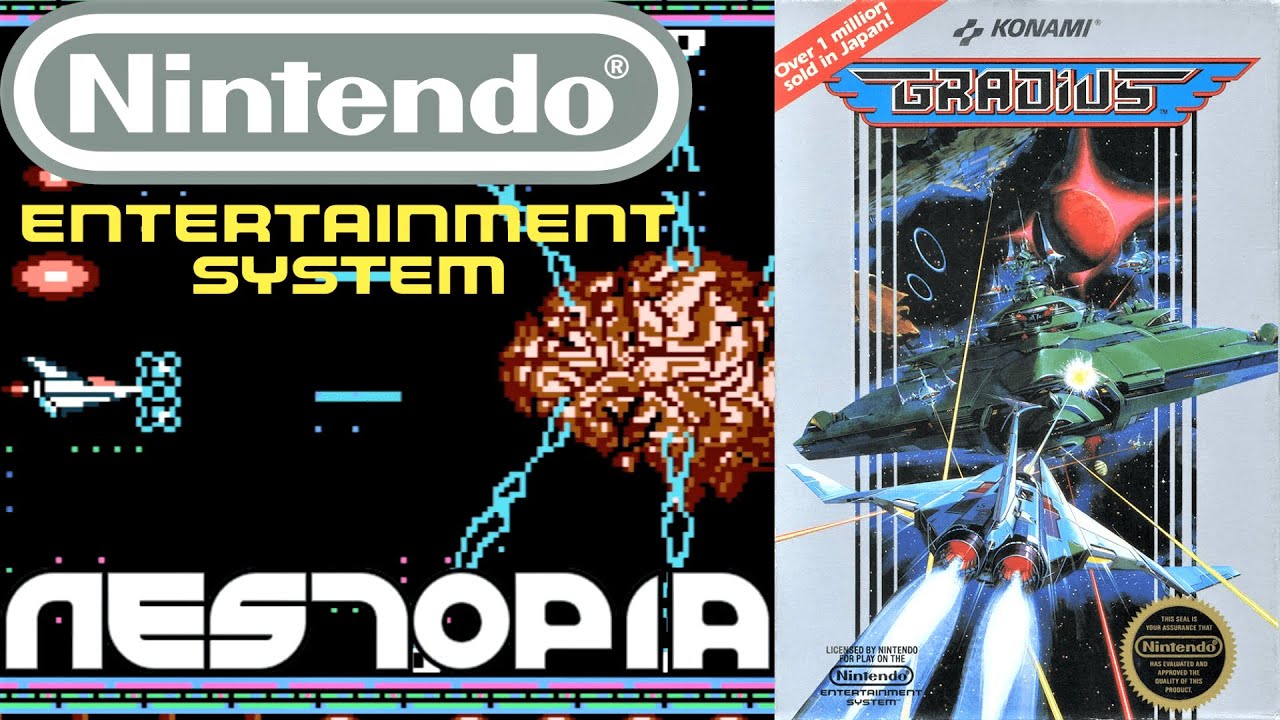 Gradius (1986) Nintendo Entertainment System (NES) Gameplay in HD ...