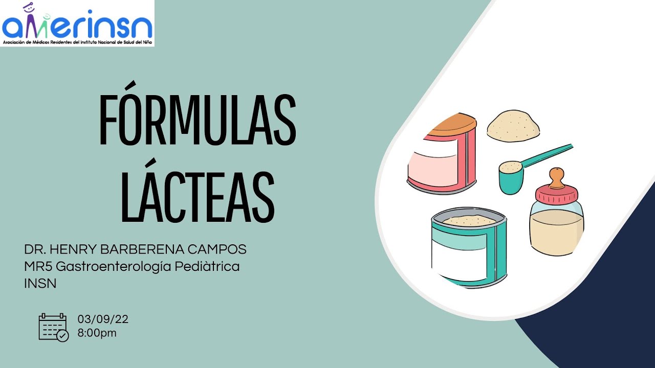 FÓRMULAS LÁCTEAS - Dr. Henry Barberena Campos - YouTube
