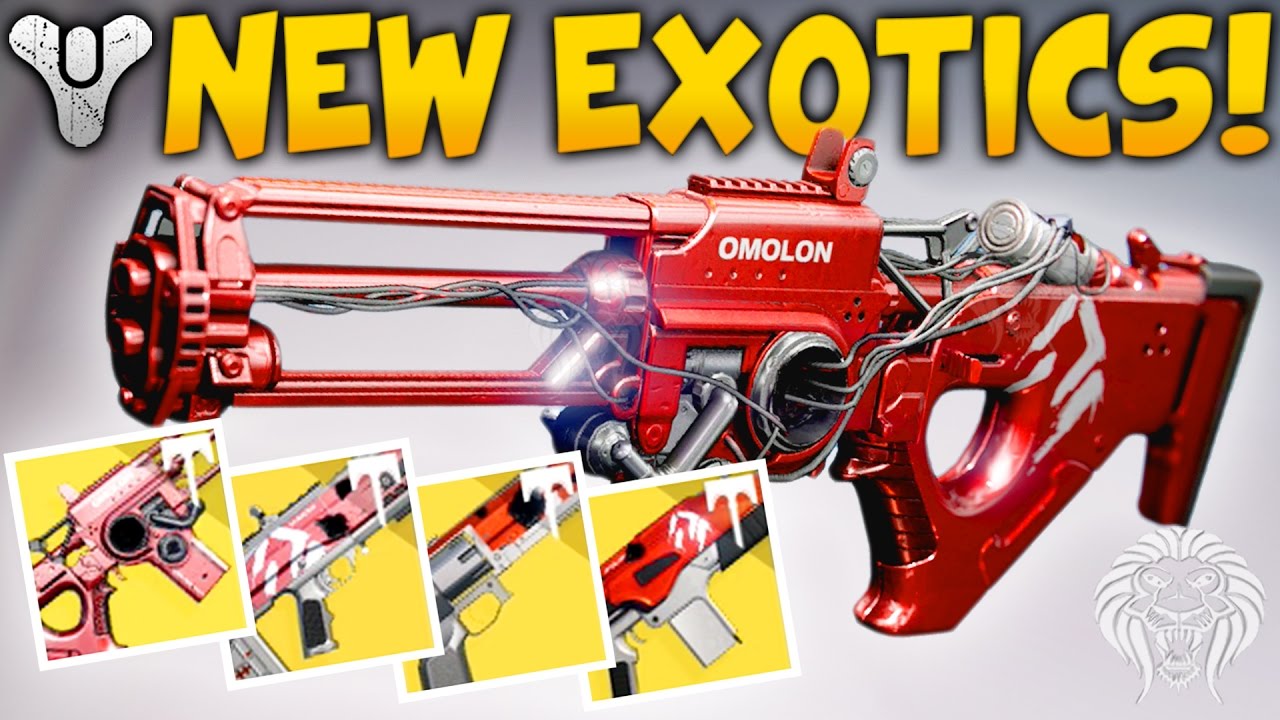 Destiny: NEW EXOTIC RAID WEAPONS! Elemental Primaries From Wrath of the ...