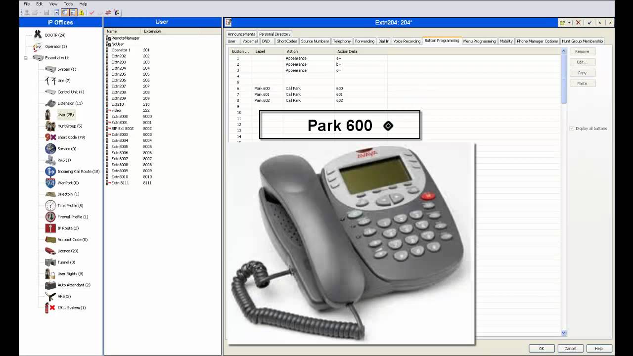 Help Sheet - Call Park and Un-Park Buttons - YouTube