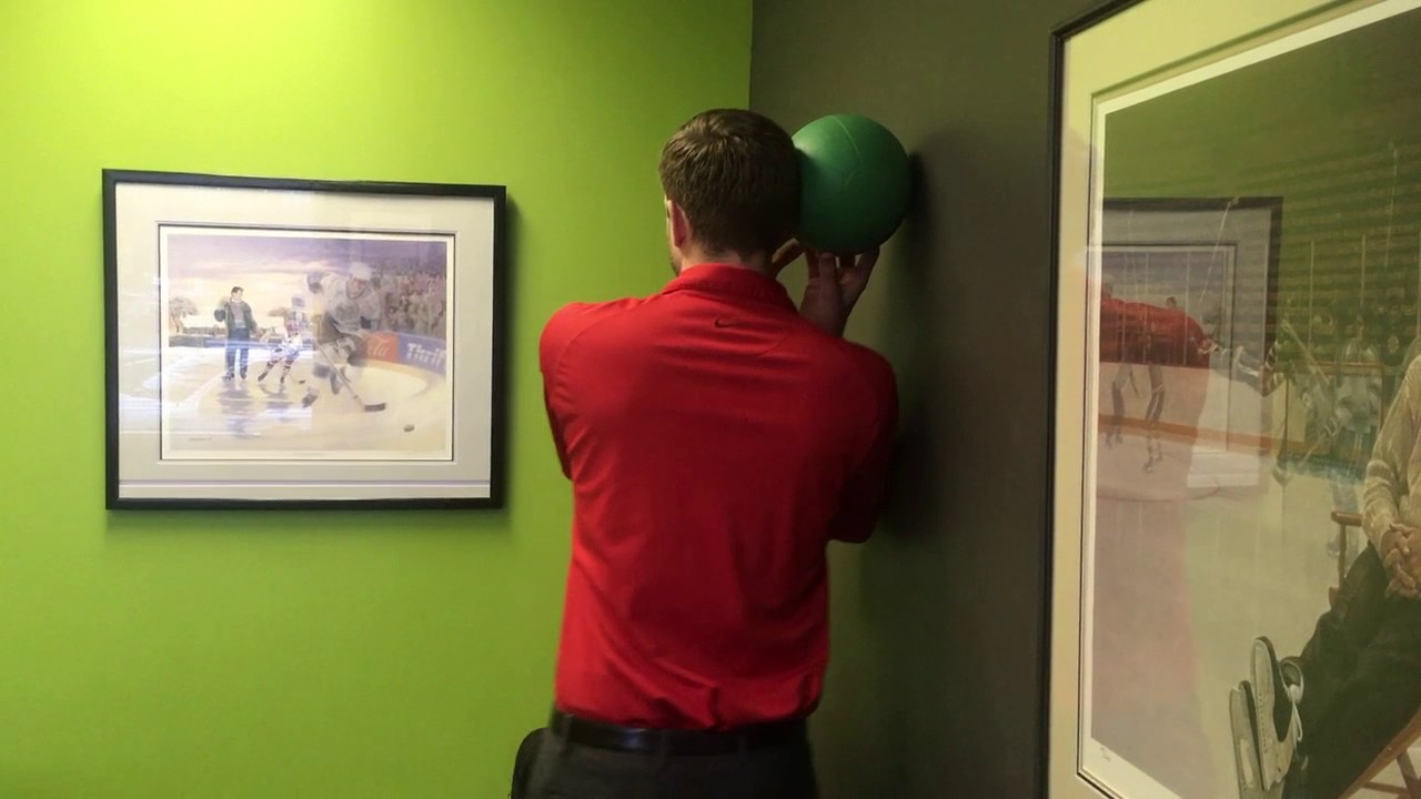 Neck Isometrics- concussion exercise - YouTube