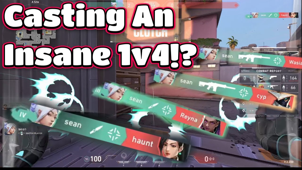Insane 1v4 While I Cast Valorant (Casting Swiftplays Like It's VCT) - YouTube