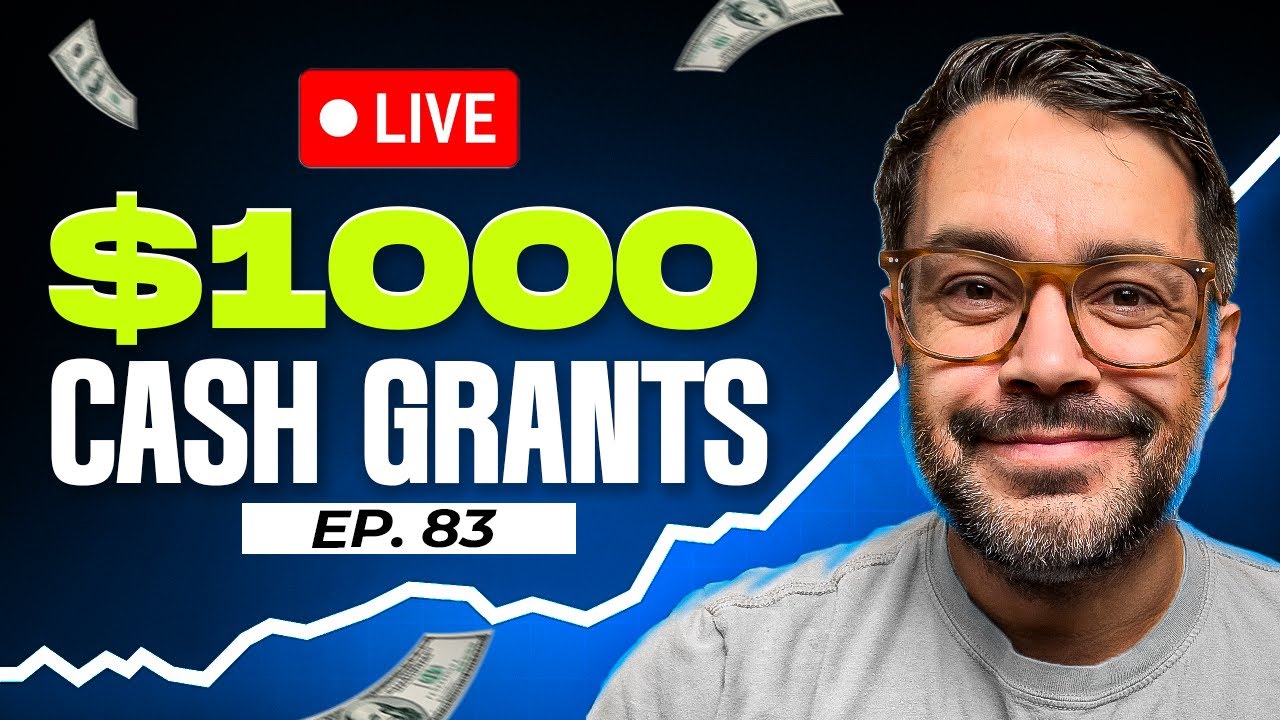 $1k Cash Grants #83 & $10,000 Grant Reminder - YouTube