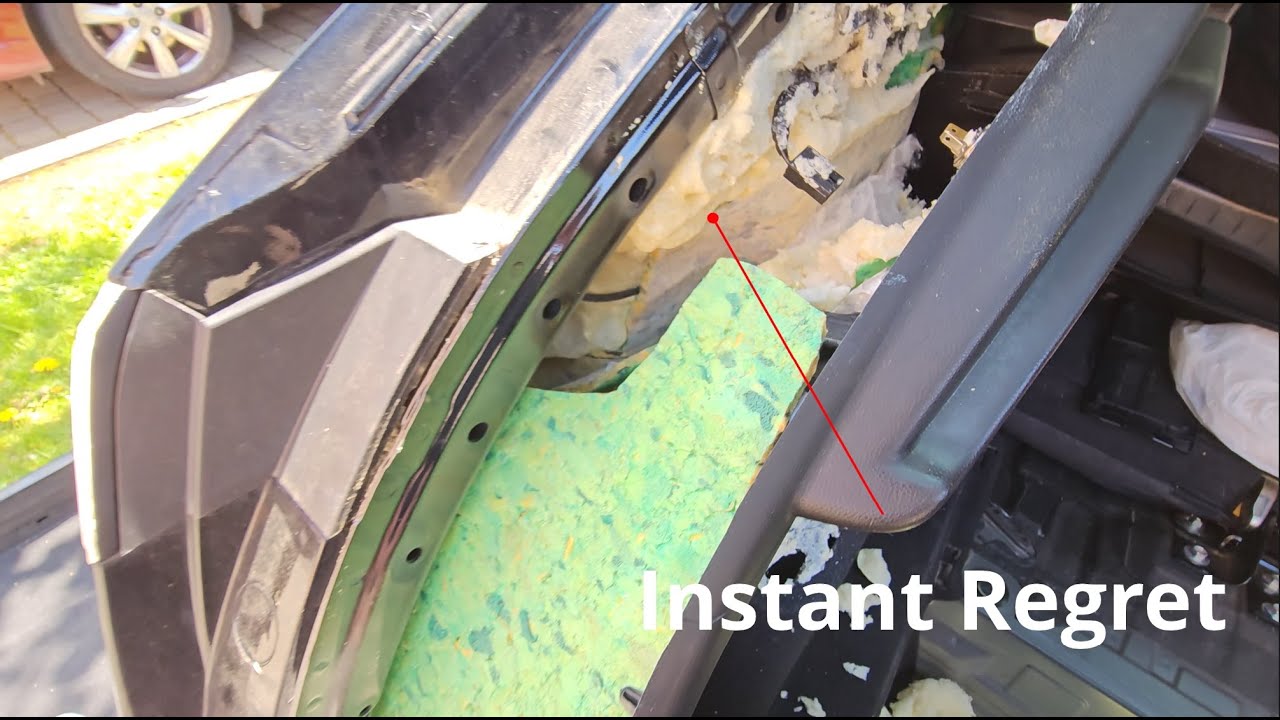 How not to reduce the panel rattle in your Honda Civic - YouTube