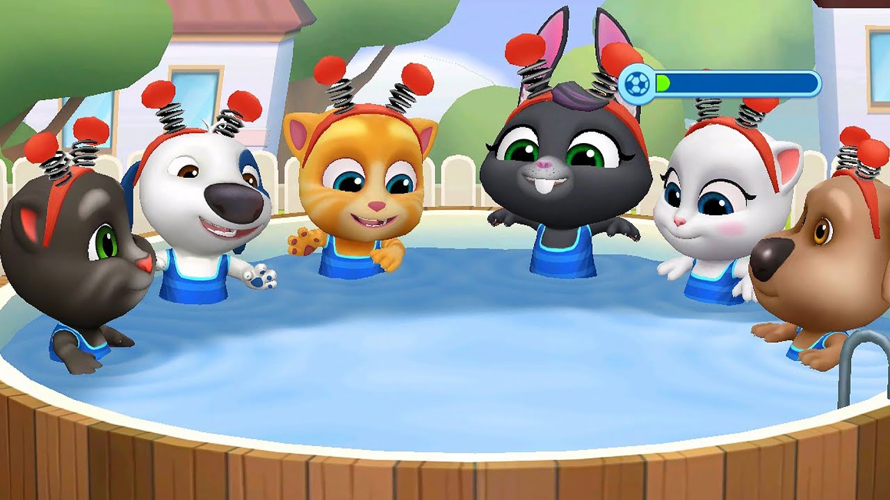 MY TALKING TOM ANJELA FRIENDS PETS - YouTube