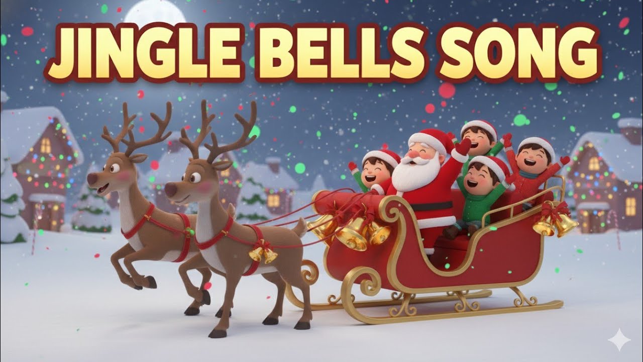 🎄 Jingle Bells | Christmas Song for Kids | Santa & Snow Animation | Fun ...