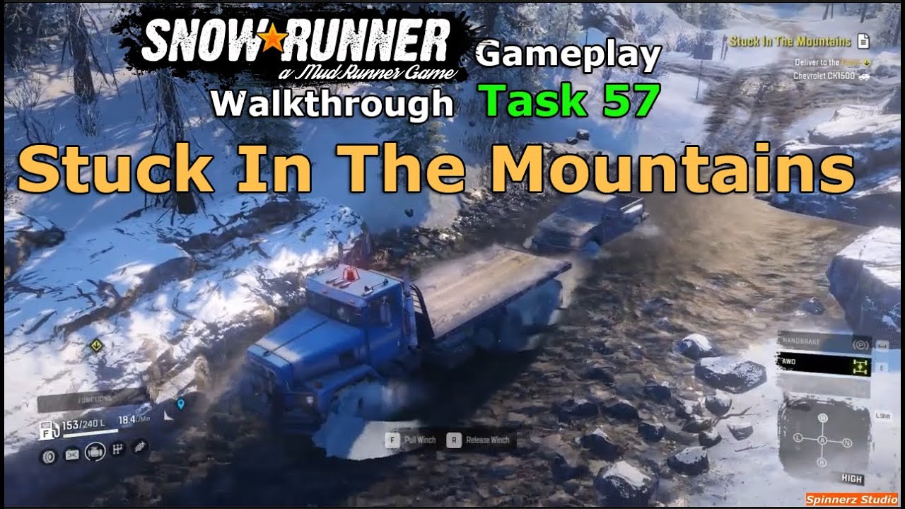 SnowRunner - Stuck In The Mountains | SnowRunner Alaska Phase 1 - YouTube
