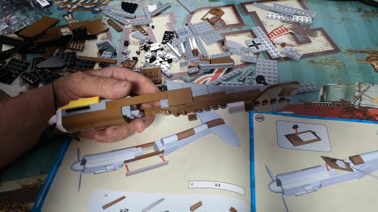 Zusammenbau Messerschmitt cobi 5526 Teil 3 - YouTube