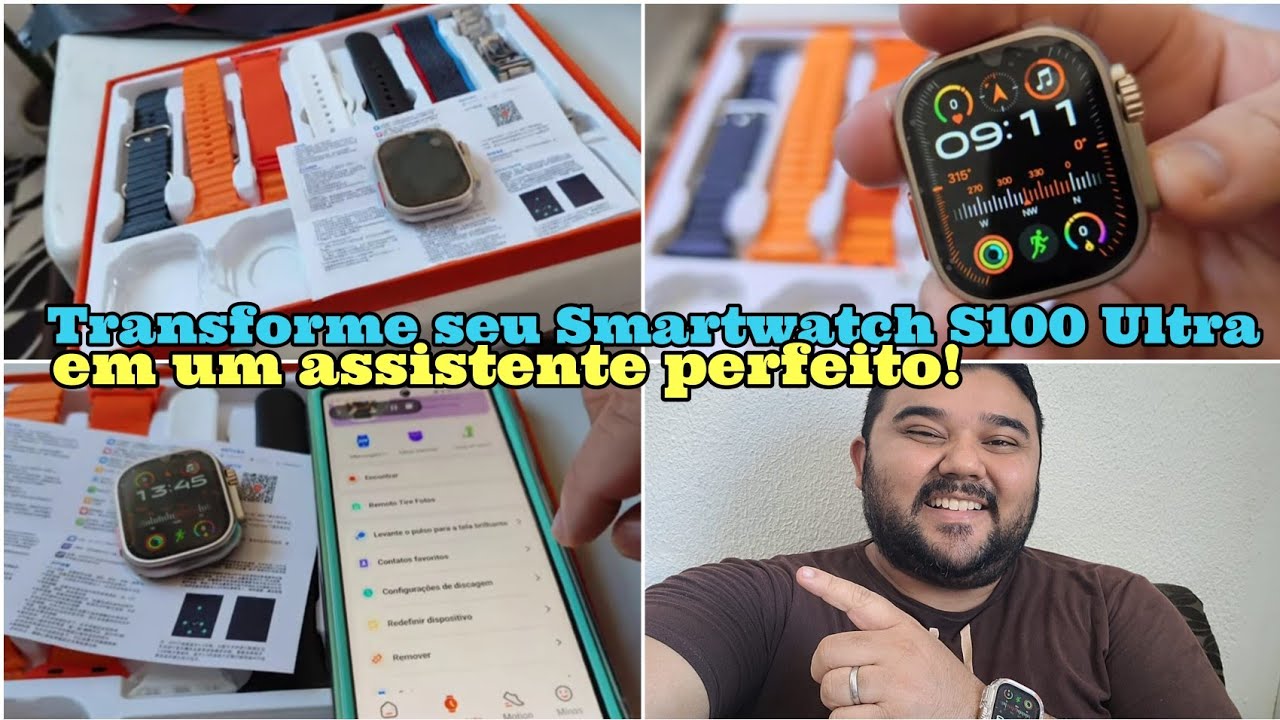 COMO CONFIGURAR O SMARTWATCH S100 ULTRA: GUIA COMPLETO PASSO A PASSO ...