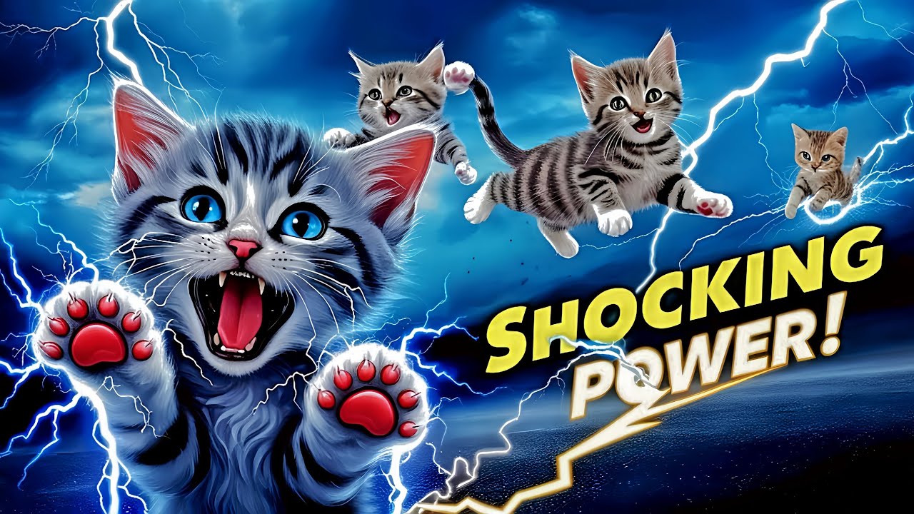 Shoking Power! The Kitten's Accident | Meow Meow Cat Story #kitten # ...