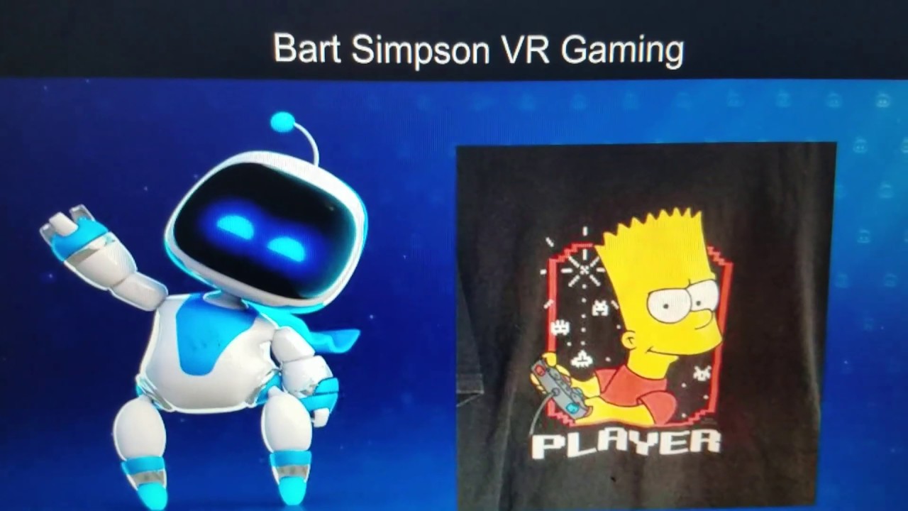 Bart Simpson VR Gaming: Astro Bot Rescue Mission (400 Sub Celebration ...