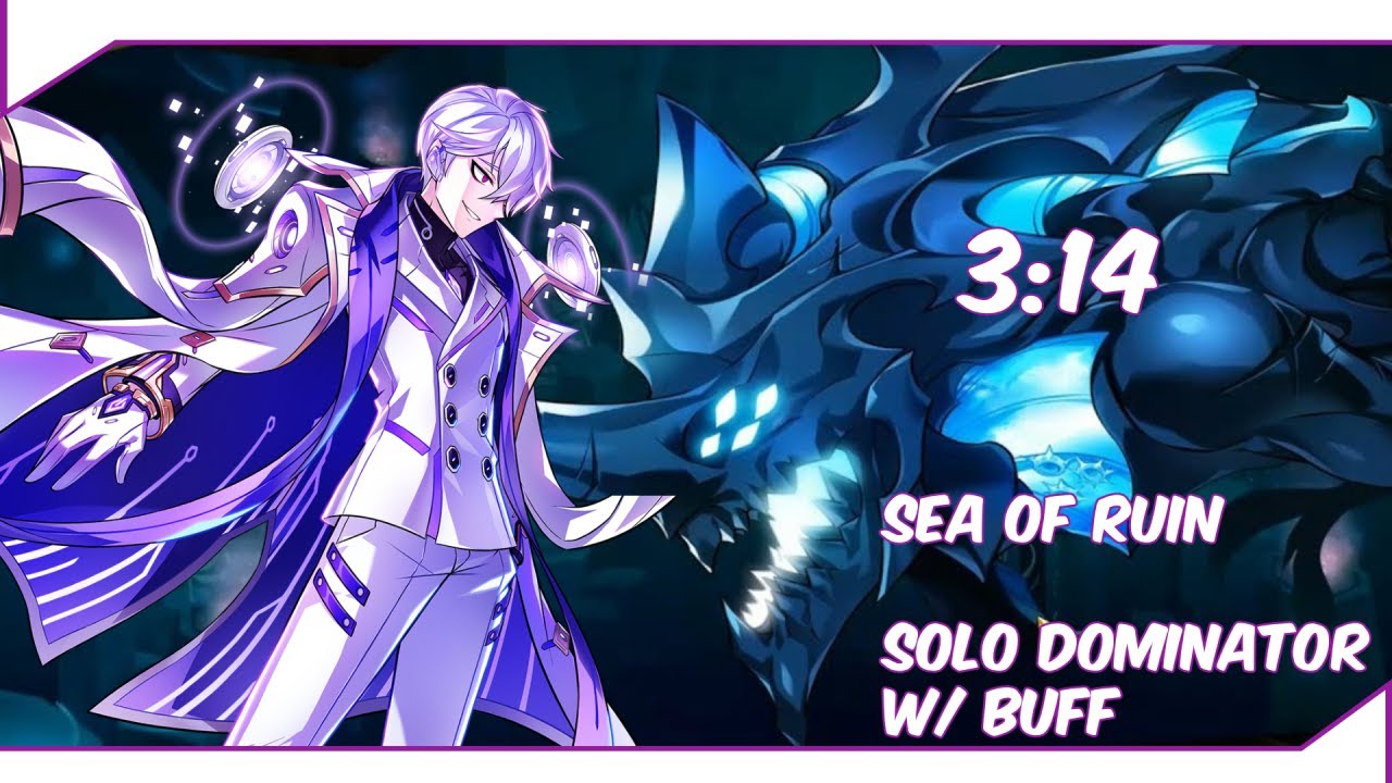 [Elsword NA] Dominator 13-1 Sea of Ruin solo w/ buff - YouTube