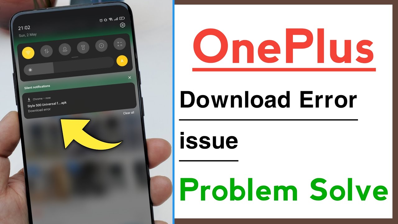 OnePlus Download Error Problem Solve - YouTube