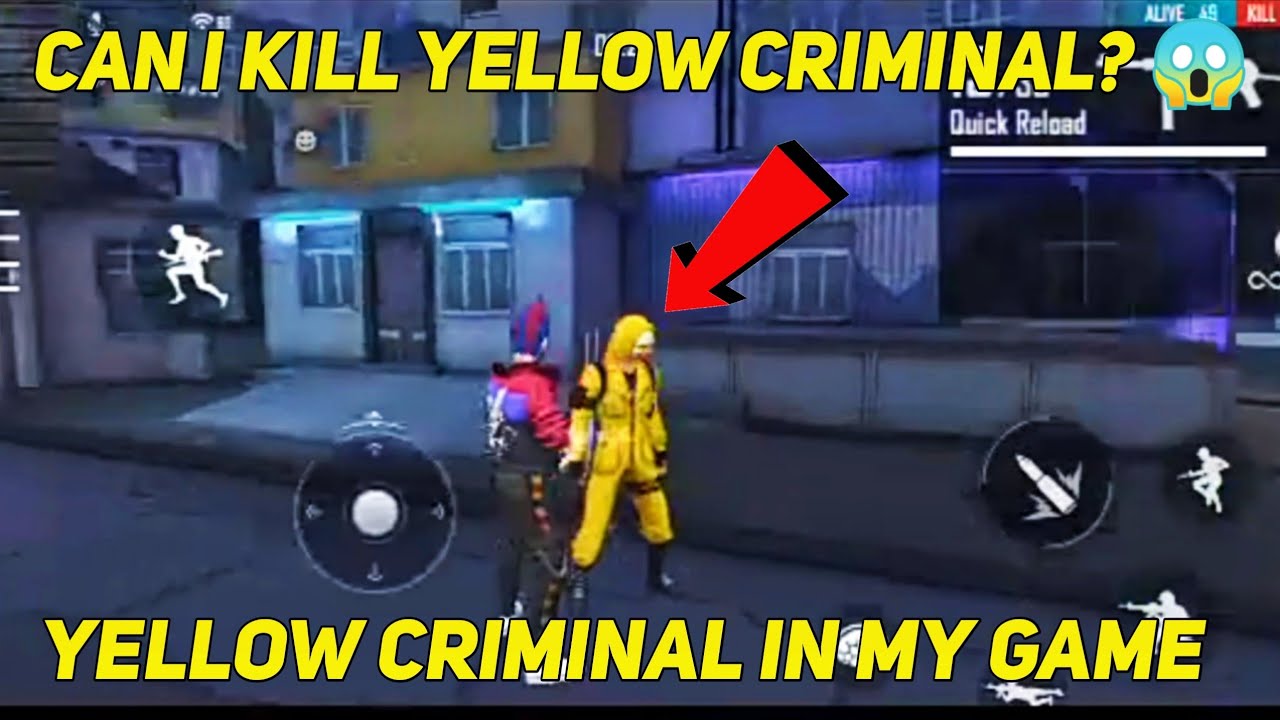 I Kill Yellow Criminal || Can I Kill Yellow Criminal ? || Yellow ...