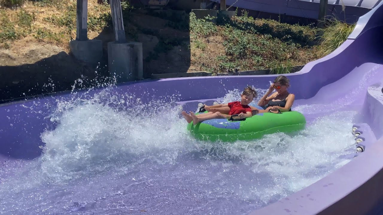 CaliBunga was Raging Waters San Jose, CA Waterslide Theme Park - YouTube