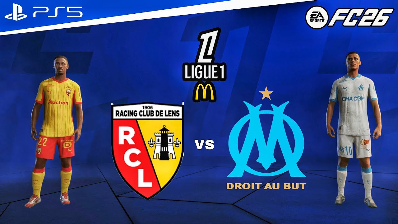 FC 26 - Lens vs Marseille | Ligue 1 25/26 full match | PS5™ - YouTube