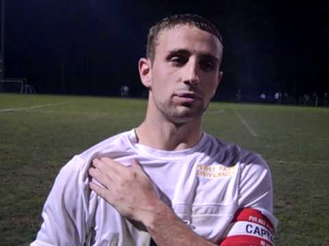 Men's Soccer Shane Lucas Interview Sept 14, 2011 vs Walsh - YouTube