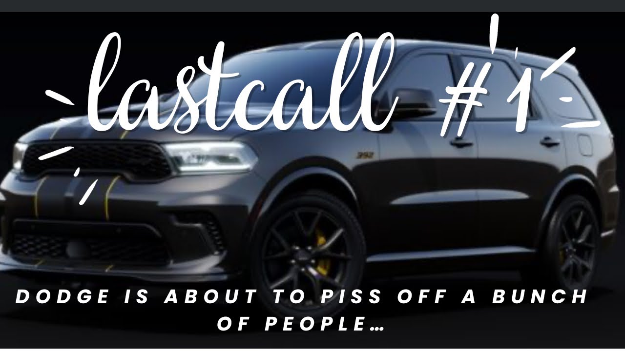2024 Dodge Durango “last call” | AlcHemi 392 Durango - YouTube
