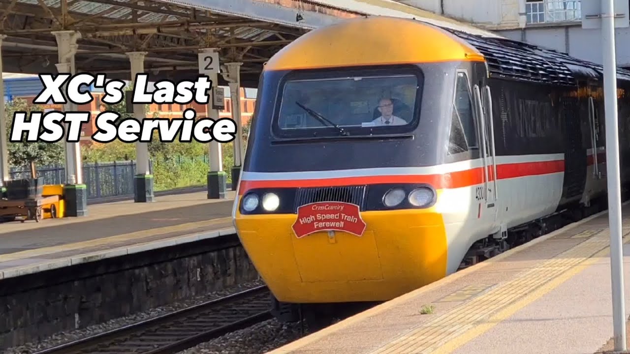 Cross Country's Last HST Service To Leeds, Farewell 43007 & 43008 (1E73 ...