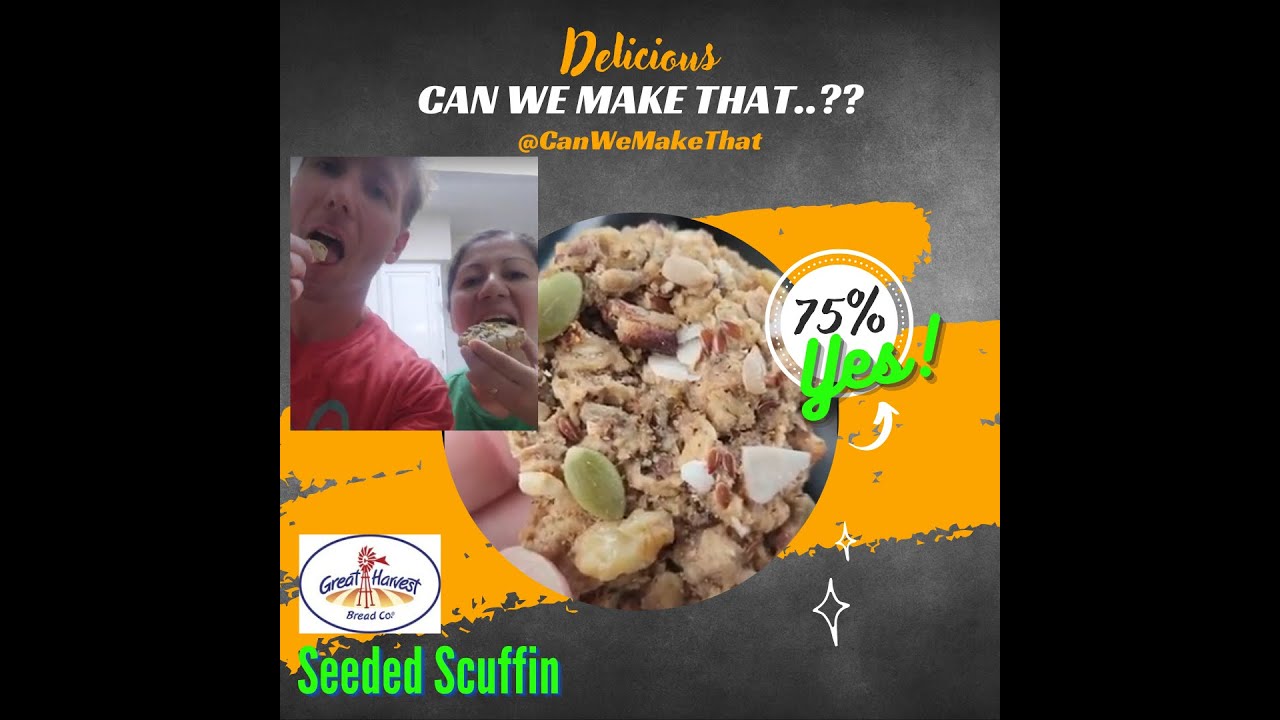 The seeded scuffin.. from Great Harvest Bakery - YouTube