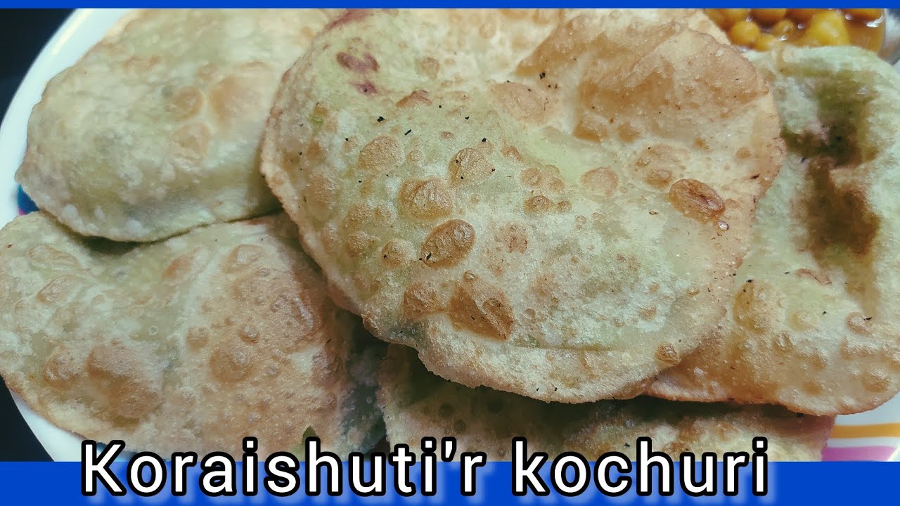 Koraishutir Khasta Kochuri Recipe | কড়াইশুঁটির কচুরি | Green Peas Hing ...