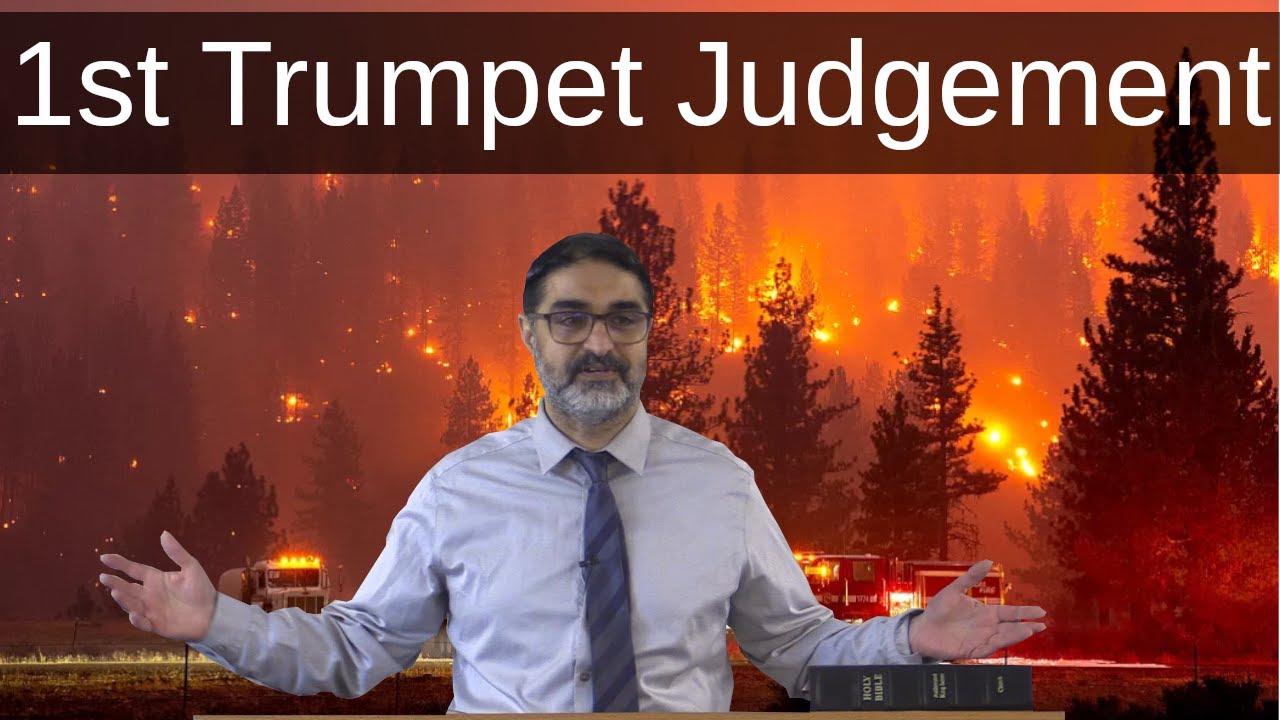 1st Trumpet Judgment: Hail and Fire Mingled with Blood | 1/3 of Grass ...
