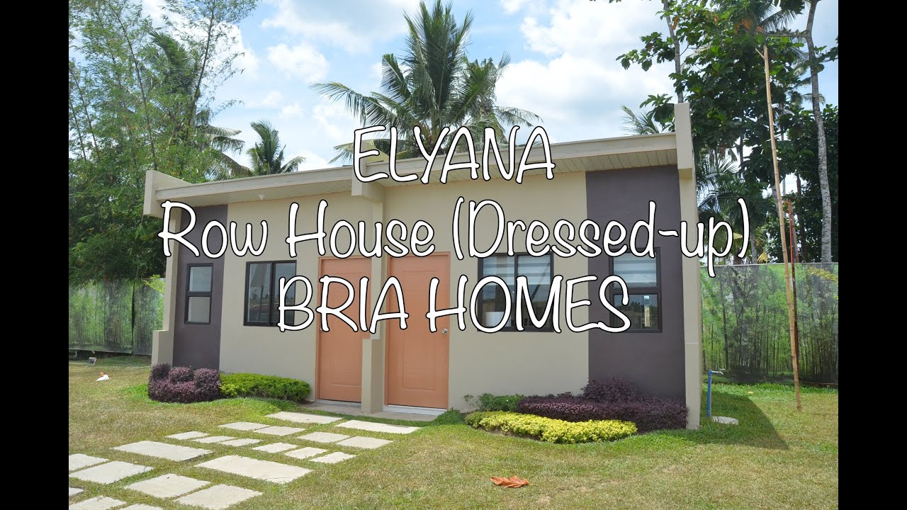 Bria Homes Davao Panabo Carmen Tagum ELYANA Row house ...