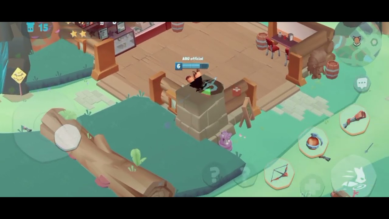 Full Harvey game play of zooba mobile game sponsored by Abu - YouTube