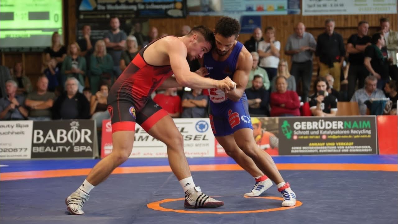 1. Bundesliga Ringen 86kg. Gr. Karan Mosebach | Kevin Gremm ...