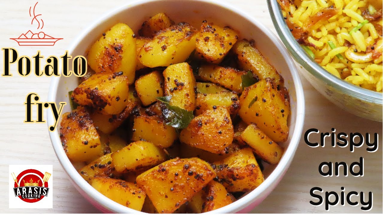 potato fry | crispy potato fry | how to make potato fry | potato ...