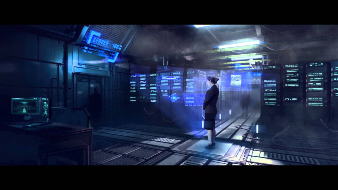 Future Server Room MoGraph - Digital Compositing - YouTube
