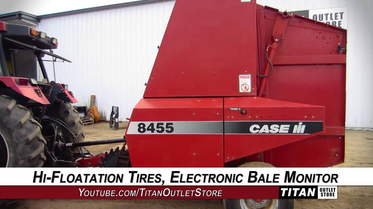 Case IH 8450, 4X6, Belt, Hyd Dbl Wrap Type, Counter Baler-Round Sold on ...