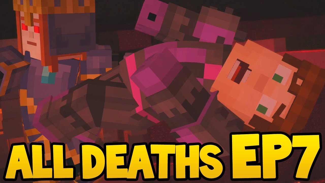 Minecraft Story Mode - ALL DEATH SCENES! - Episode 7 - YouTube