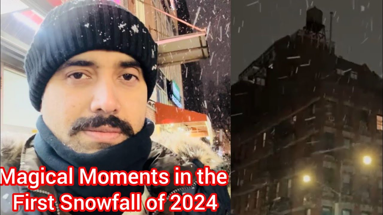 Snowflakes and Serenity: Embracing the First Snowfall of USA 2024 ️ ...